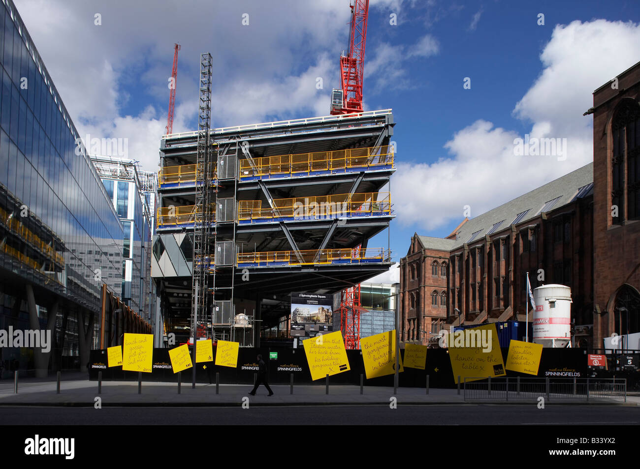 2 Spinningfields Square in Manchester UK Stock Photo - Alamy