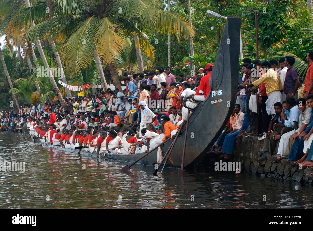 Nehru Trophy boat race at Alleppey,Kerala,India Stock Photo - Alamy