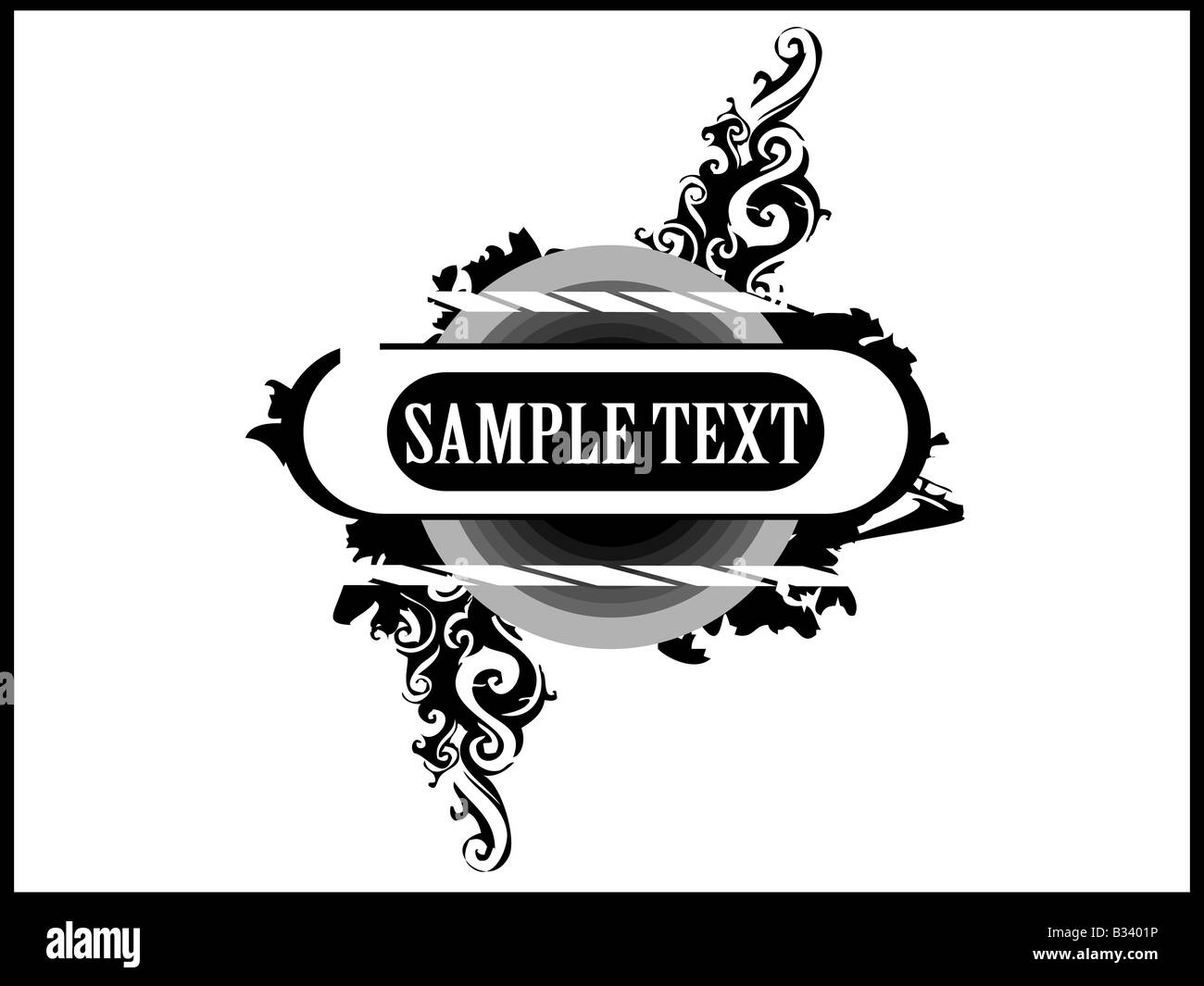 Concept swirls Black and White Stock Photos & Images - Alamy