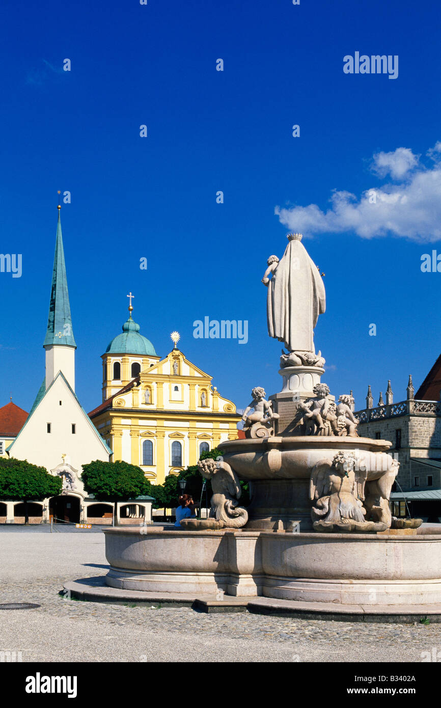 Kapellplatz Altoetting Lower Bavaria Bavaria Germany Stock Photo - Alamy