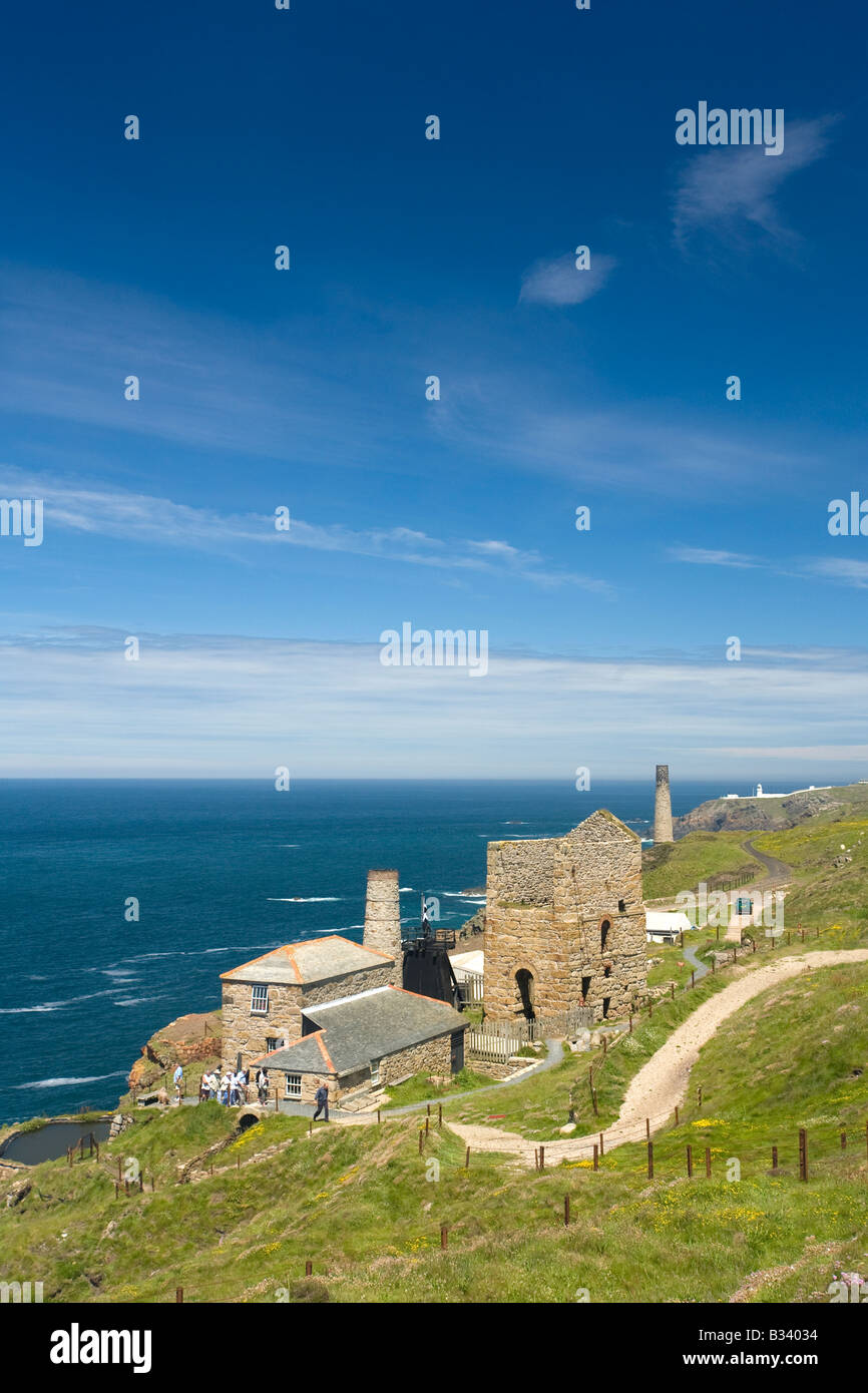 Levant Mine steam beam winding engine built in 1840 Pendeen Cornwall ...