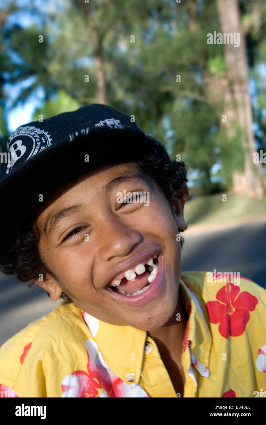 Polynesian boy hi-res stock photography and images - Alamy