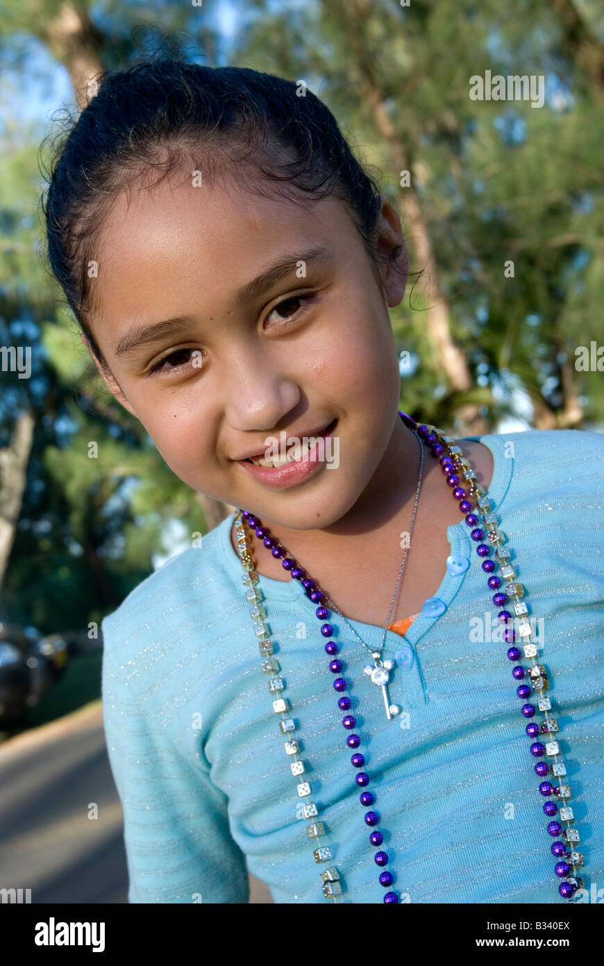 Cook islands girl hi-res stock photography and images - Alamy