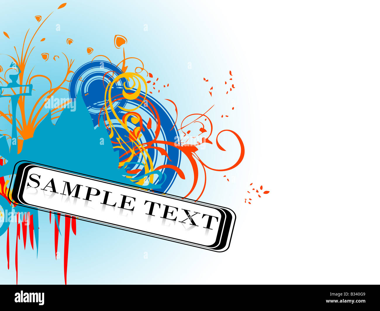 Decorative swirls Cut Out Stock Images & Pictures - Alamy