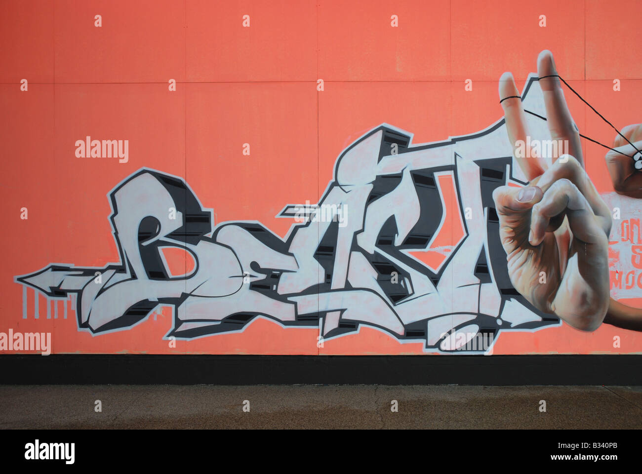 graffitti covered wall Stock Photo - Alamy