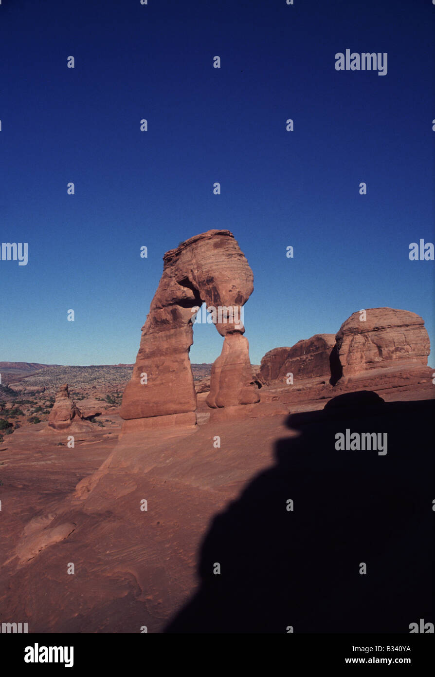 Delicate Arch Arches National Park Moab Utah United States Stock Photo ...