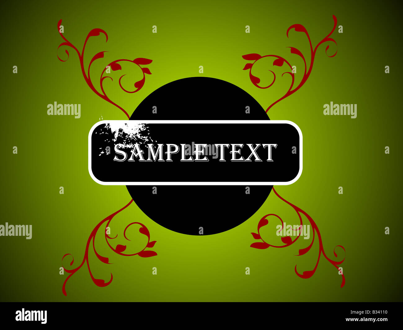 circular sample text Stock Photo - Alamy