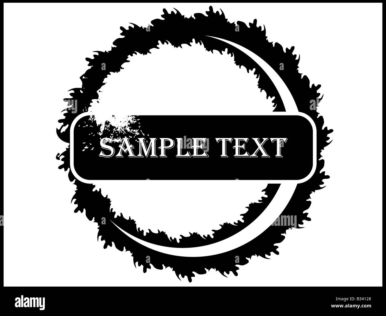 textbox in circle Stock Photo - Alamy