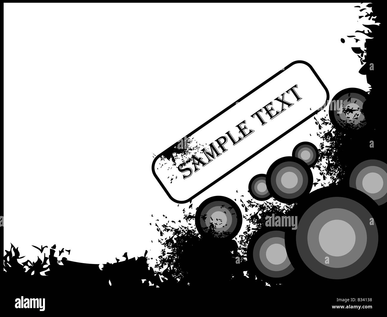 circles and text-template Stock Photo - Alamy