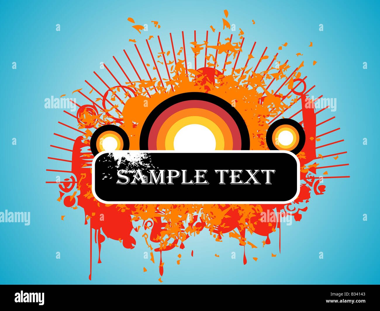 circular sample text Stock Photo - Alamy