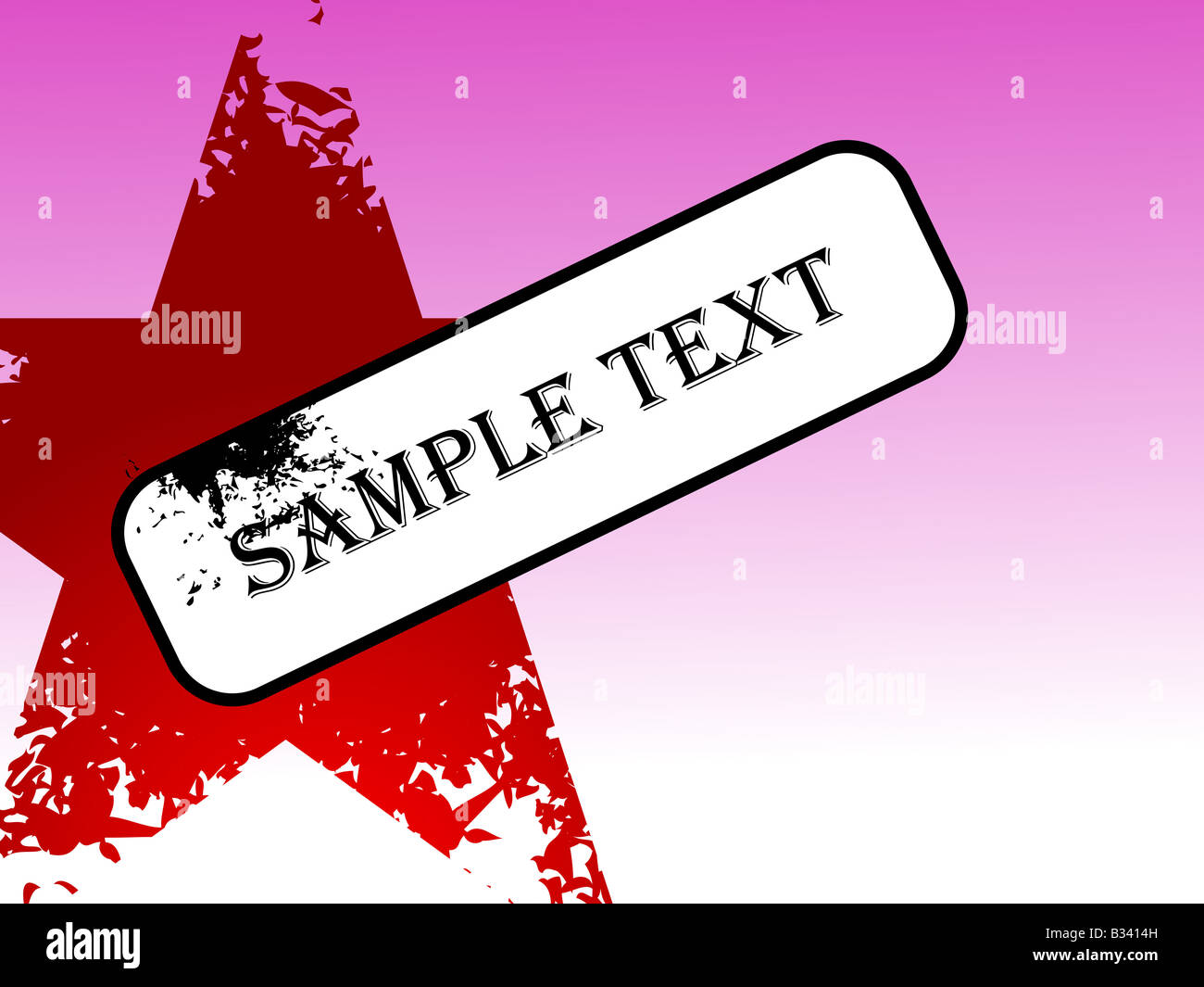 star with textbox Stock Photo - Alamy