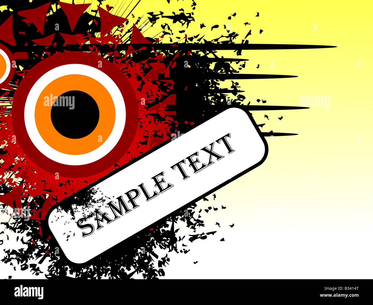 circle with textbox Stock Photo - Alamy