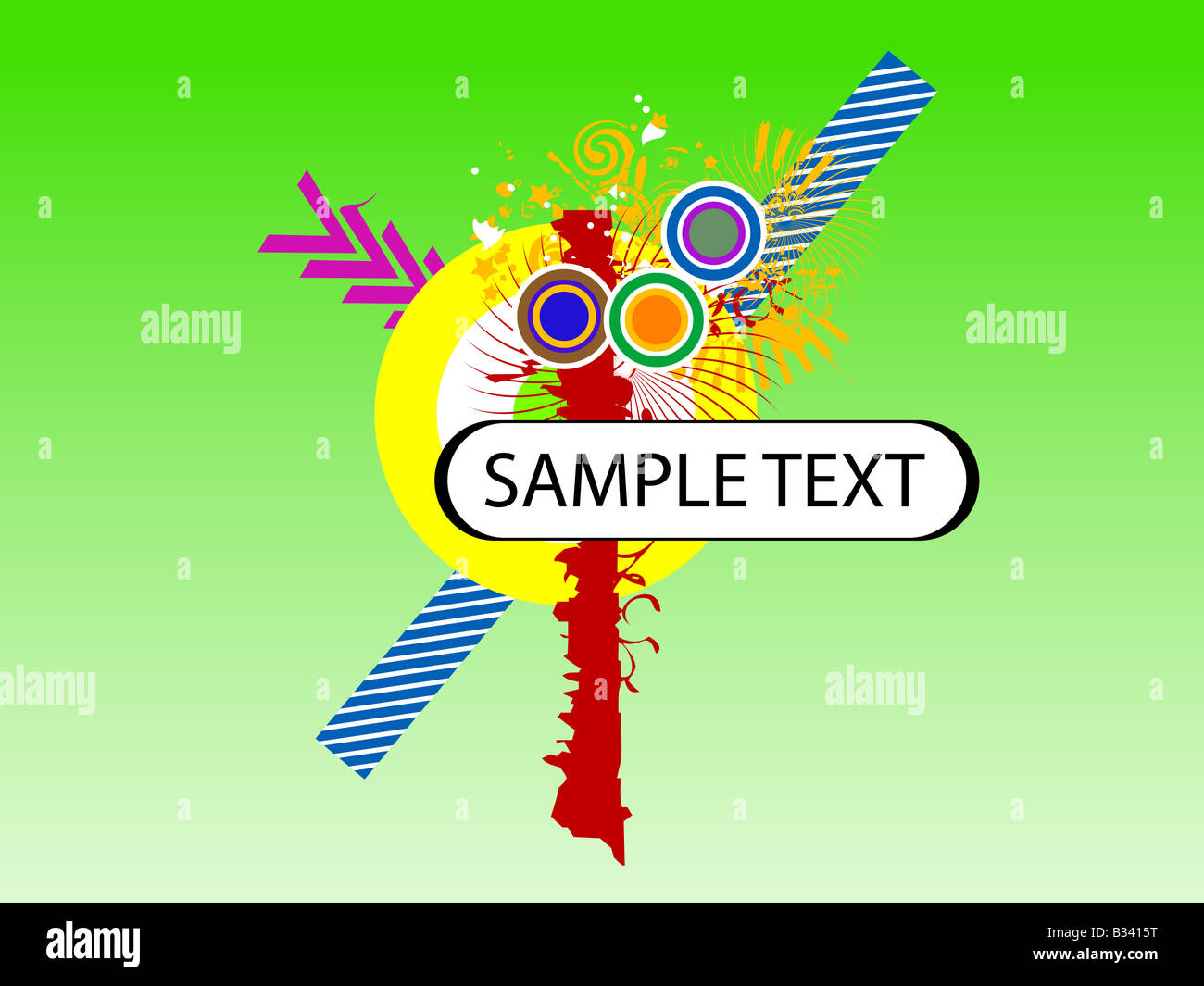 text-template in circle Stock Photo - Alamy