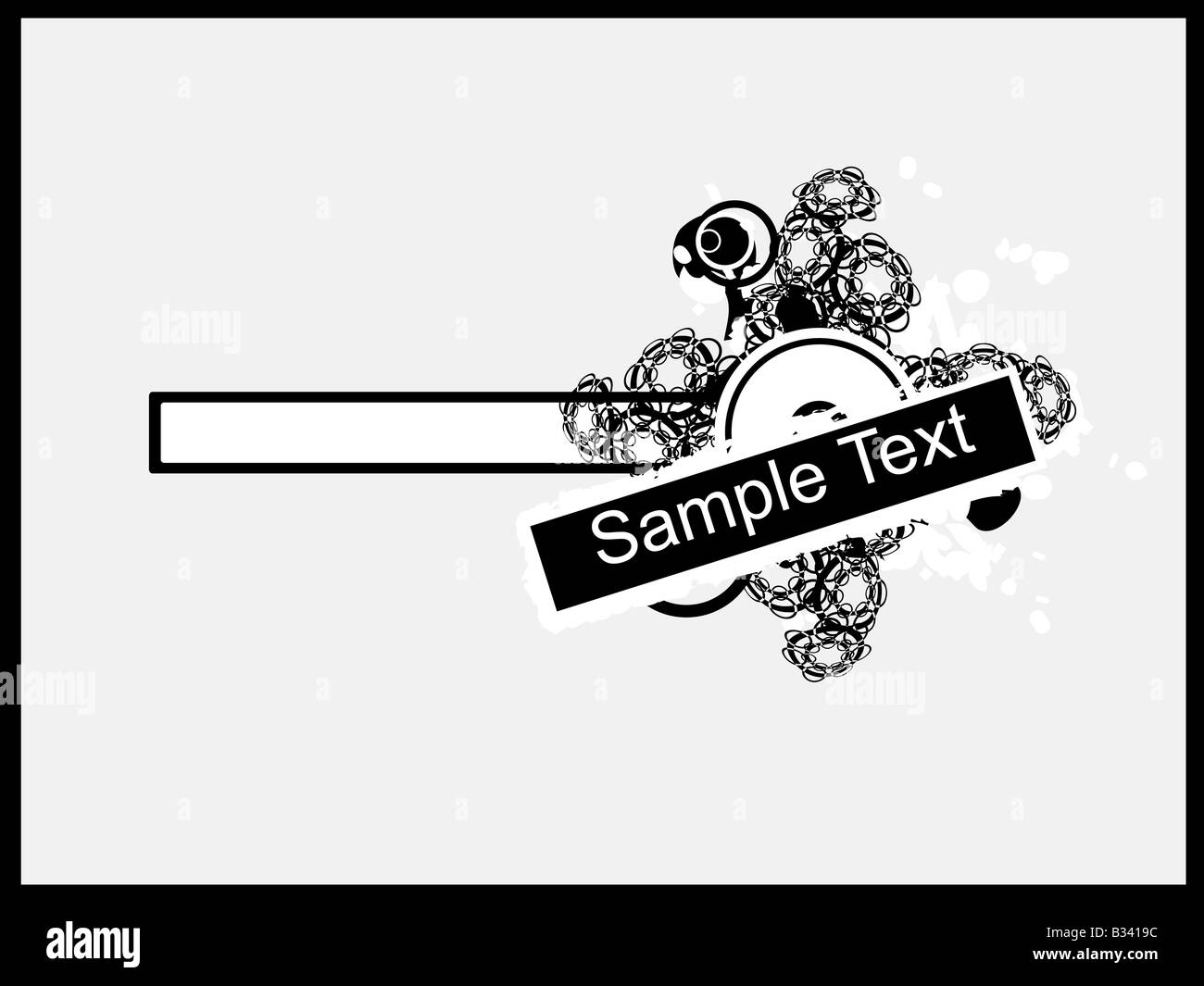 text-template with circles Stock Photo - Alamy