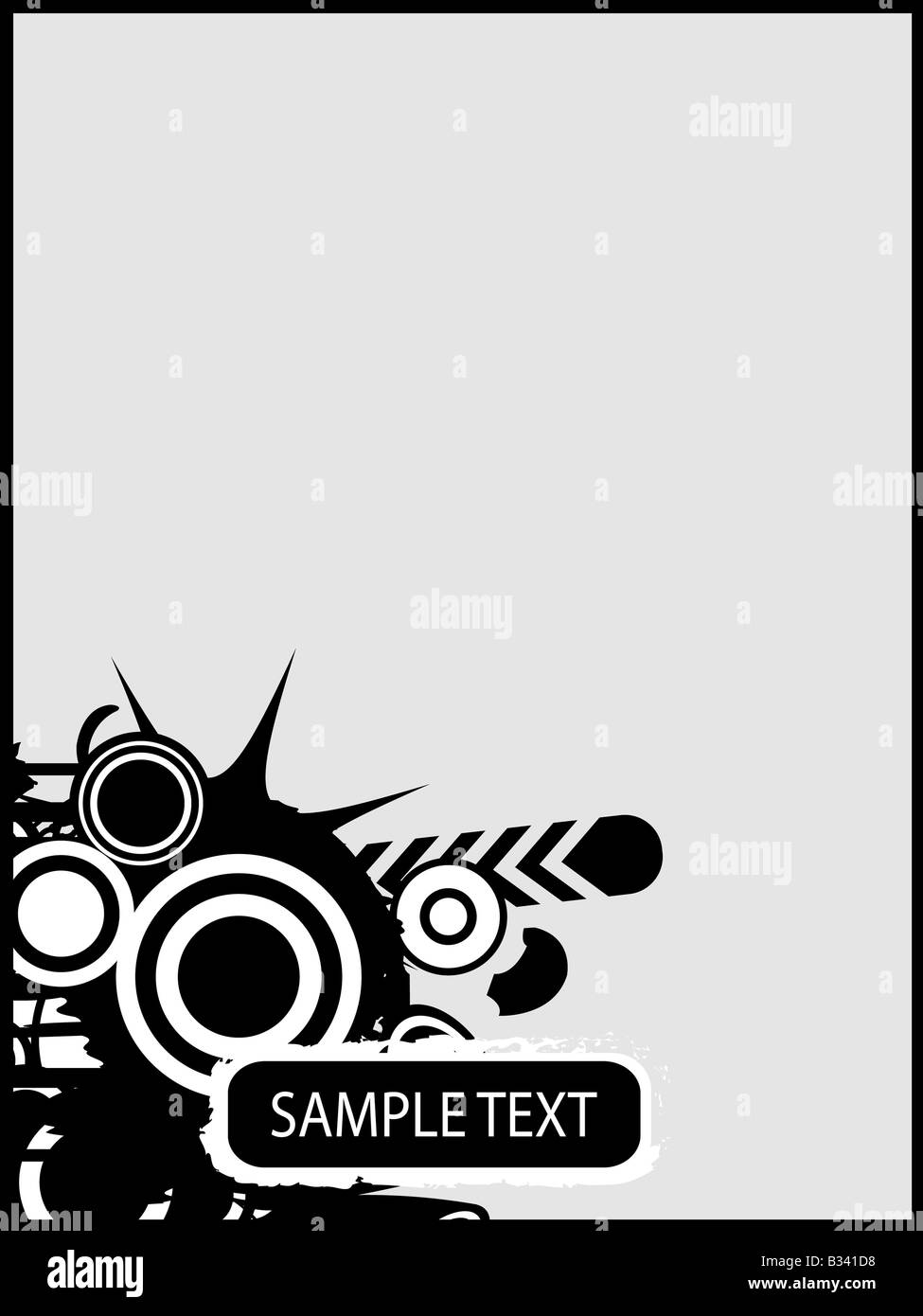 text-box with circles Stock Photo - Alamy