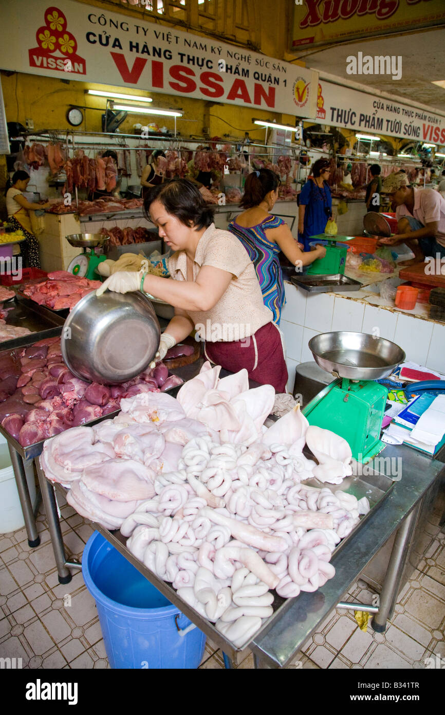 Vietnamese meat market hi-res stock photography and images - Alamy