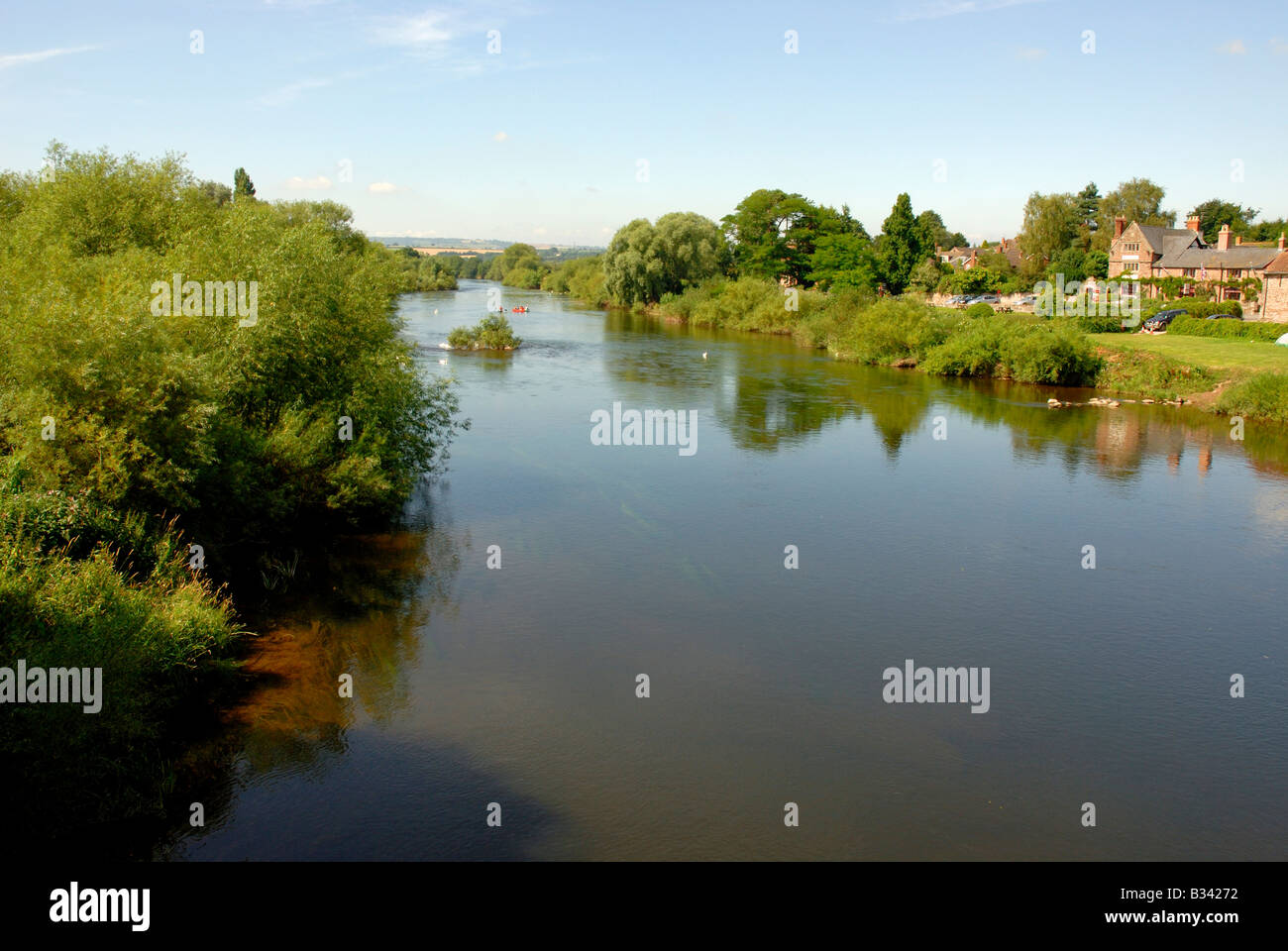 The River Wye at Ross-on-Wye, Herefordsire Stock Photo - Alamy