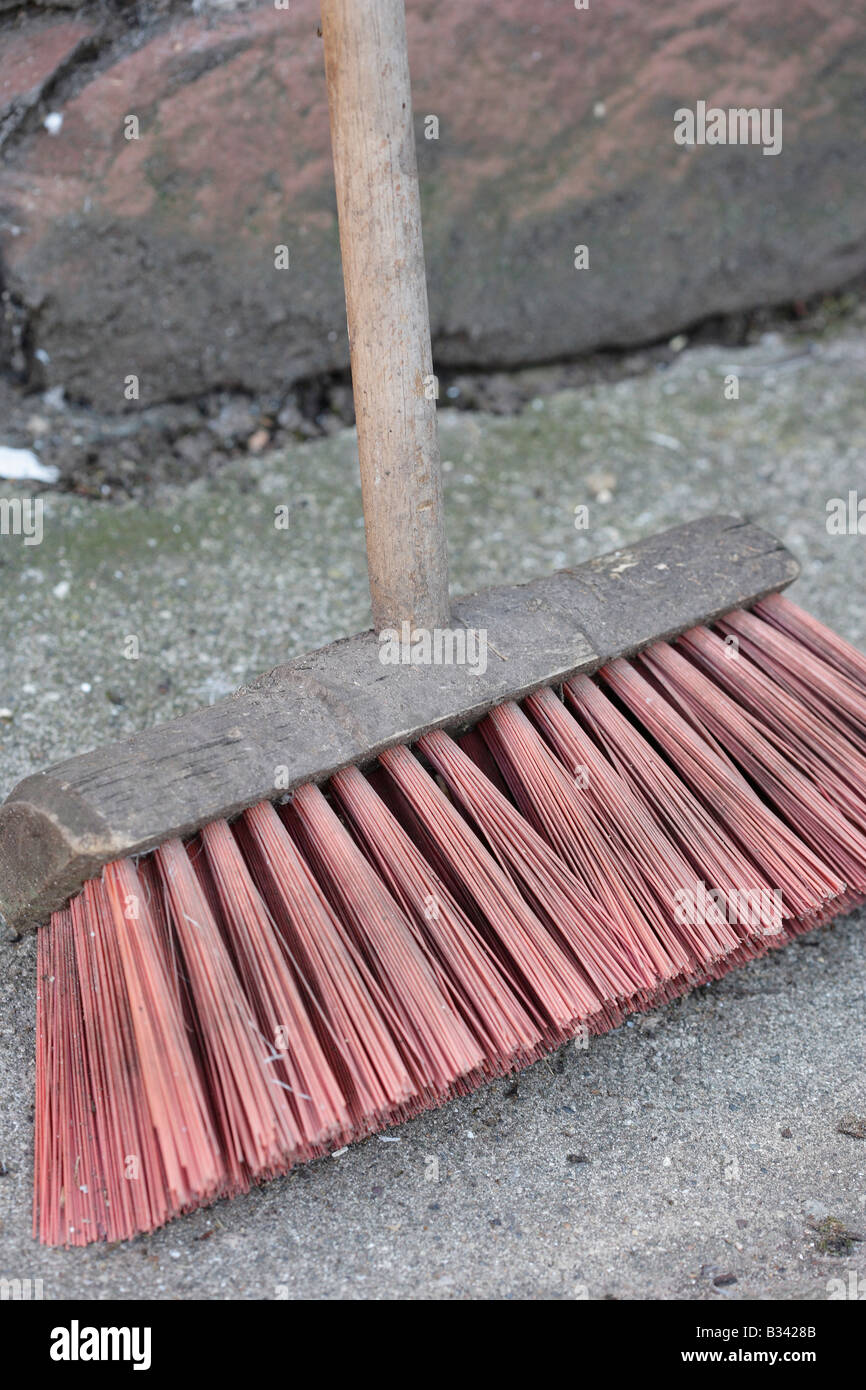 Old fashioned broom hi-res stock photography and images - Alamy