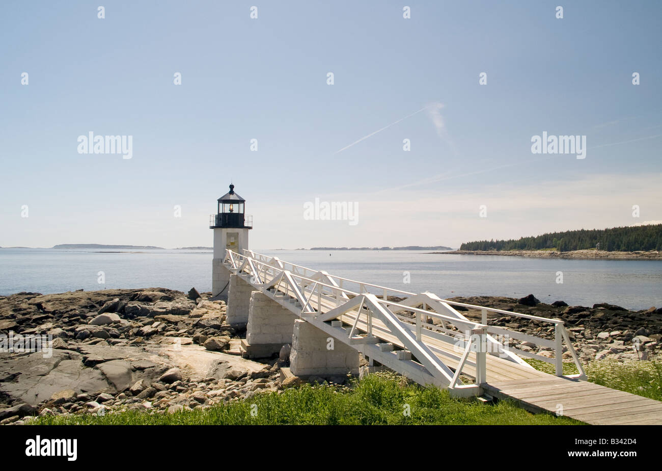 Marshall Point Lighthouse Stock Photo - Alamy