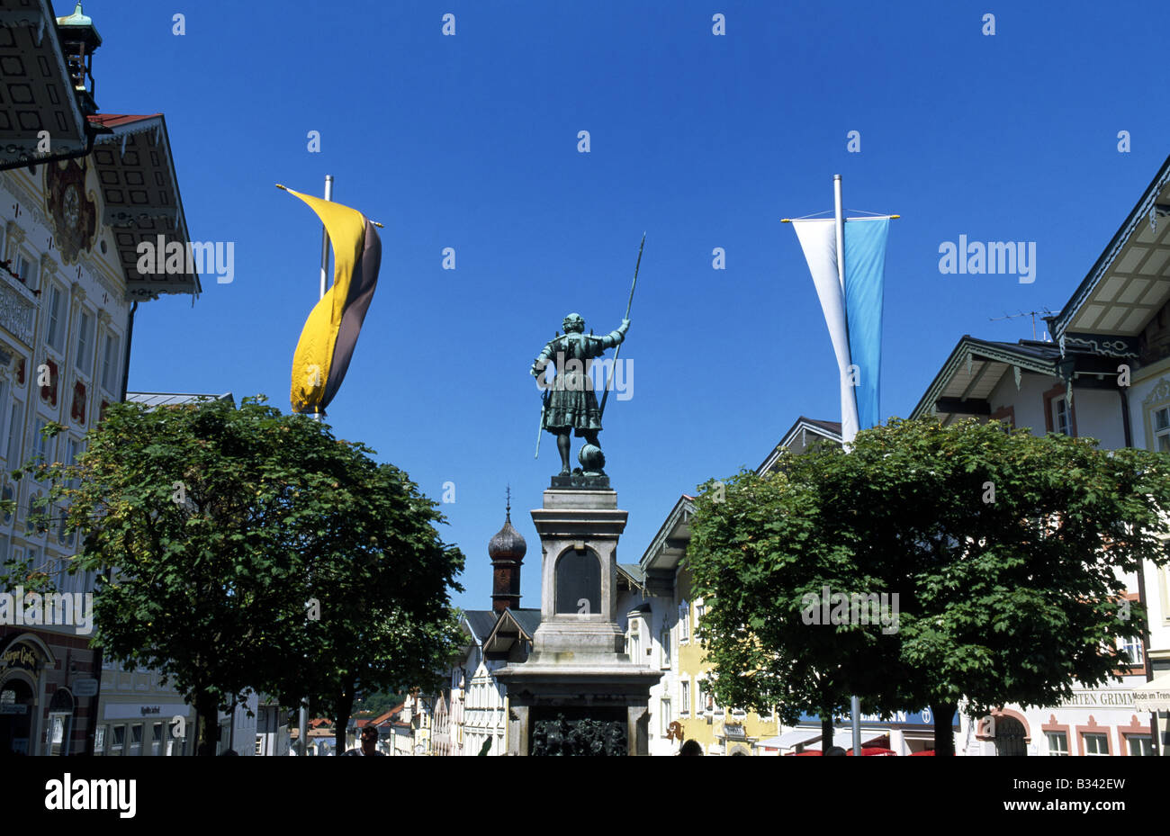 Statue in Bad Toelz Bavaria Germany Stock Photo - Alamy