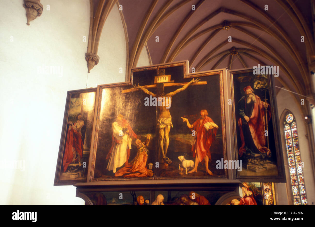 Isenheimer Altar, Museum "Unter Linden" Colmar, Alsace, France Stock ...