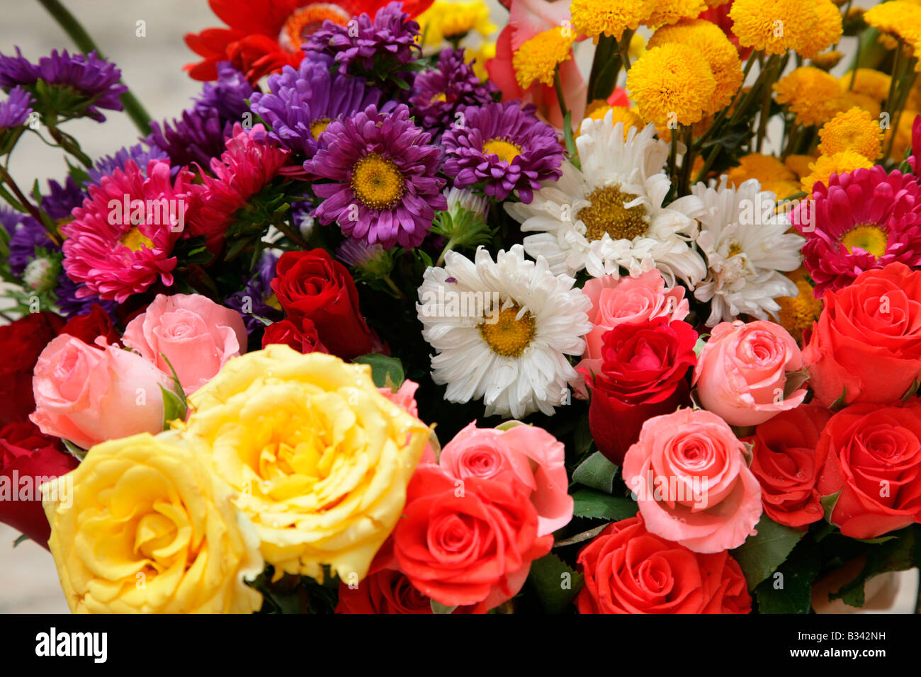 A bunch of flowers Stock Photo - Alamy