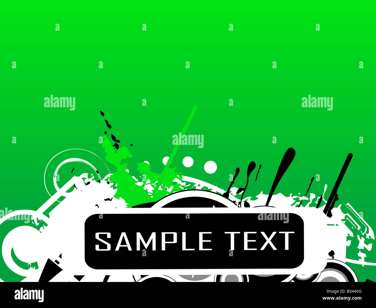 text box on grunge with text template Stock Photo - Alamy