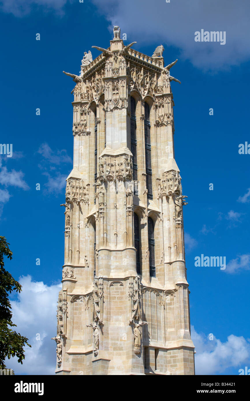 Tour St Jacques Paris France Stock Photo - Alamy