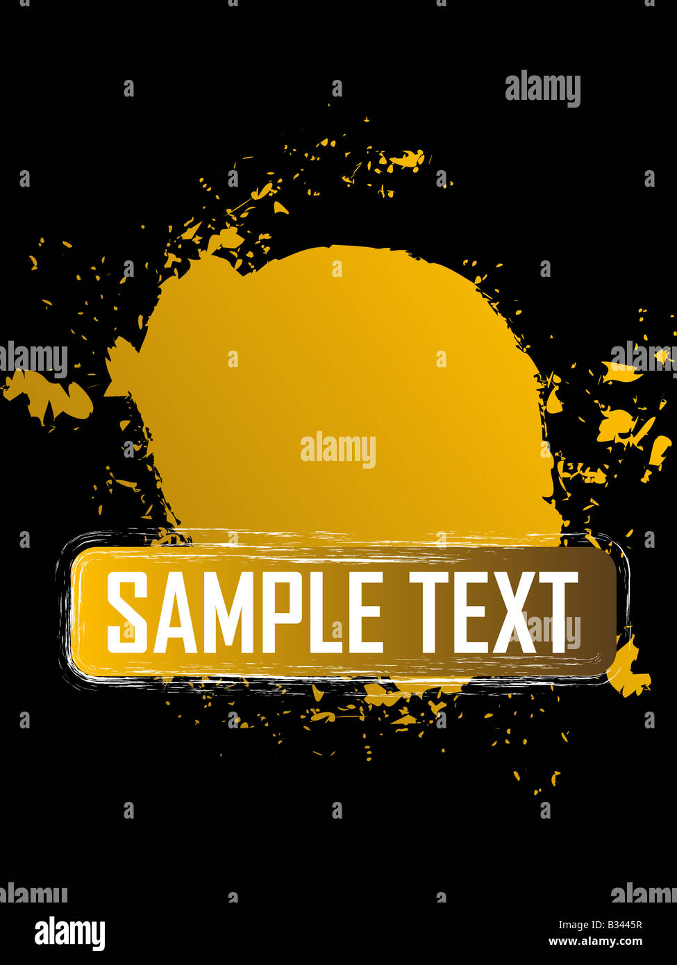 text box on grungy design Stock Photo - Alamy