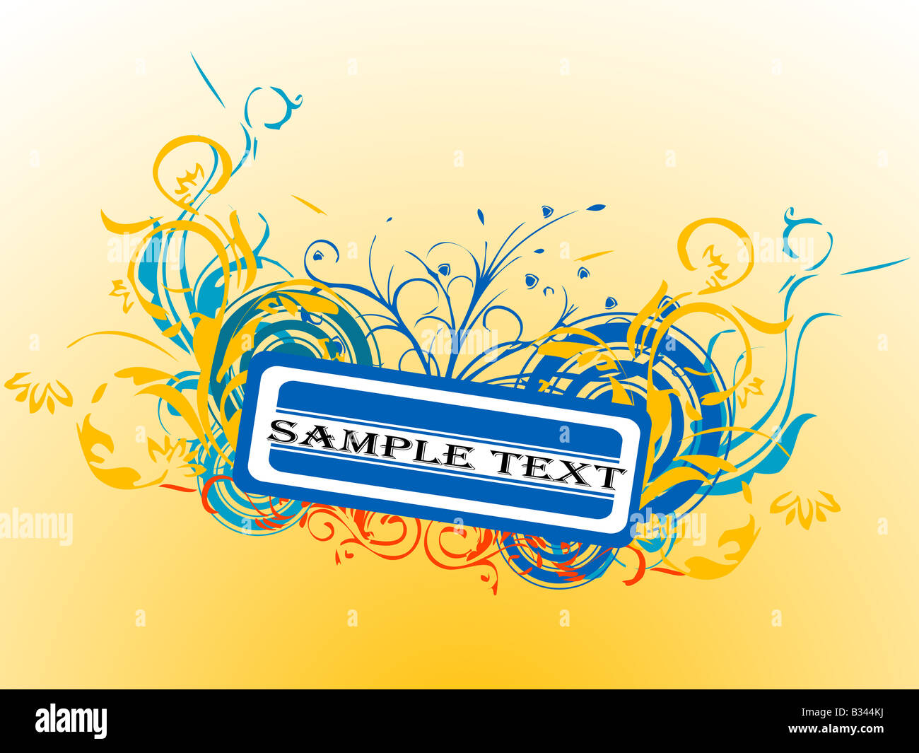 colorful swirly design Stock Photo - Alamy