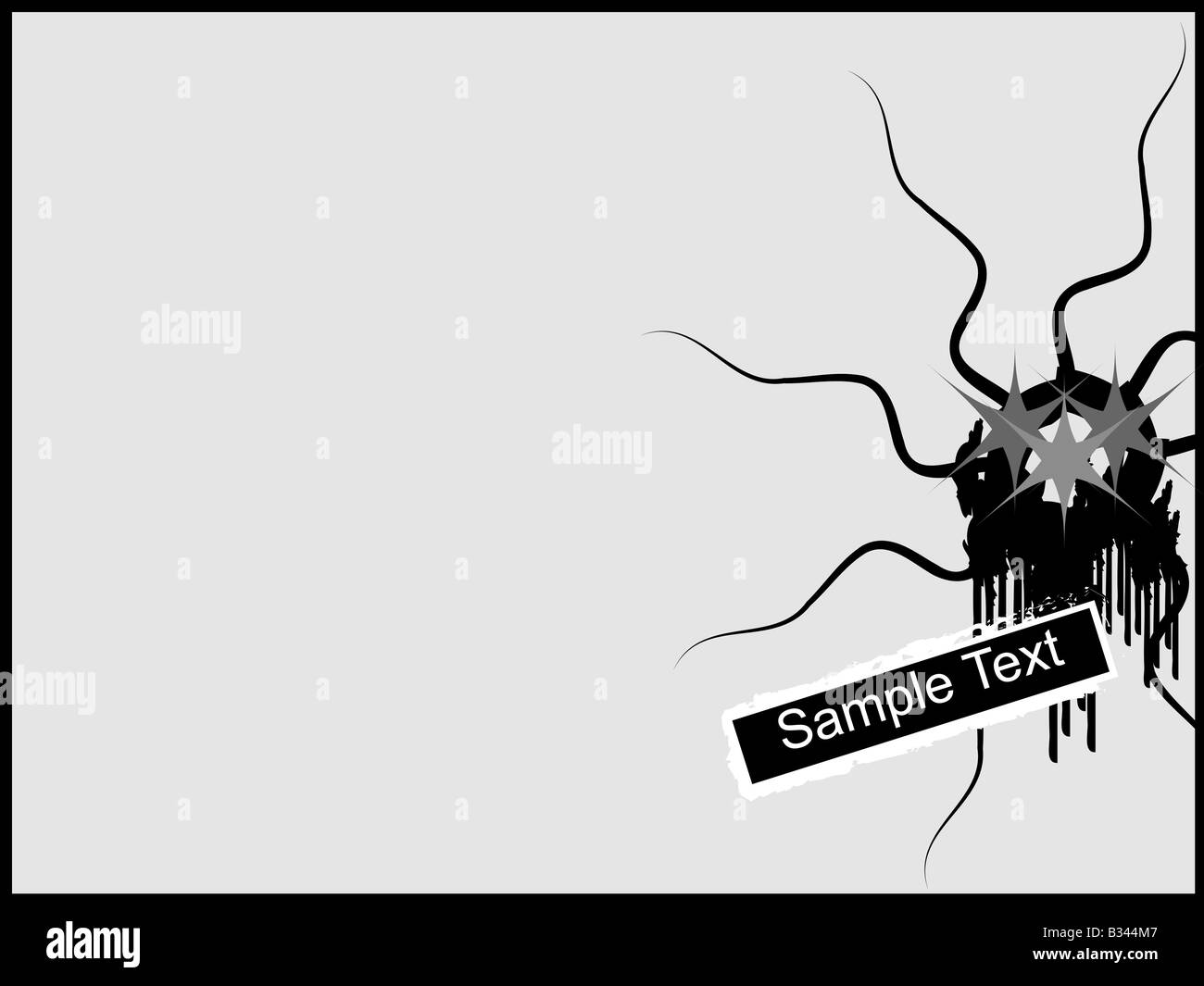 sample text with grunge on isolated background Stock Photo - Alamy