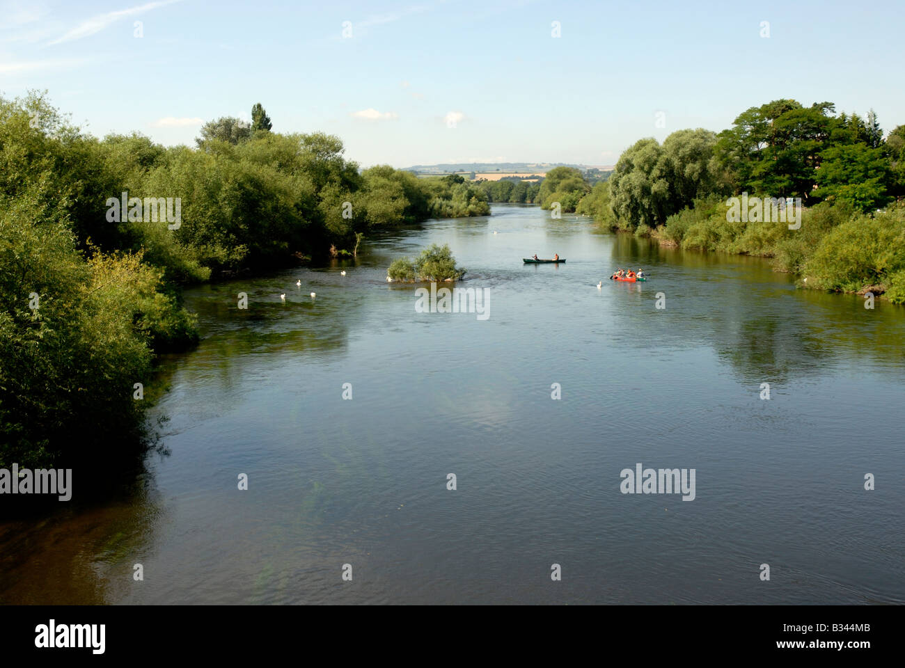 The River Wye at Ross-on-Wye, Herefordsire Stock Photo - Alamy