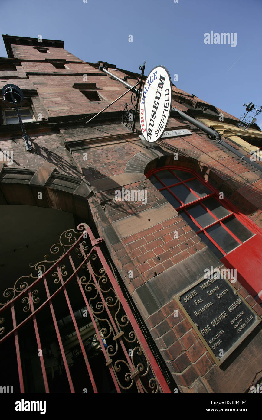 City of Sheffield, England. Angled view of the entrance to Sheffield’s ...