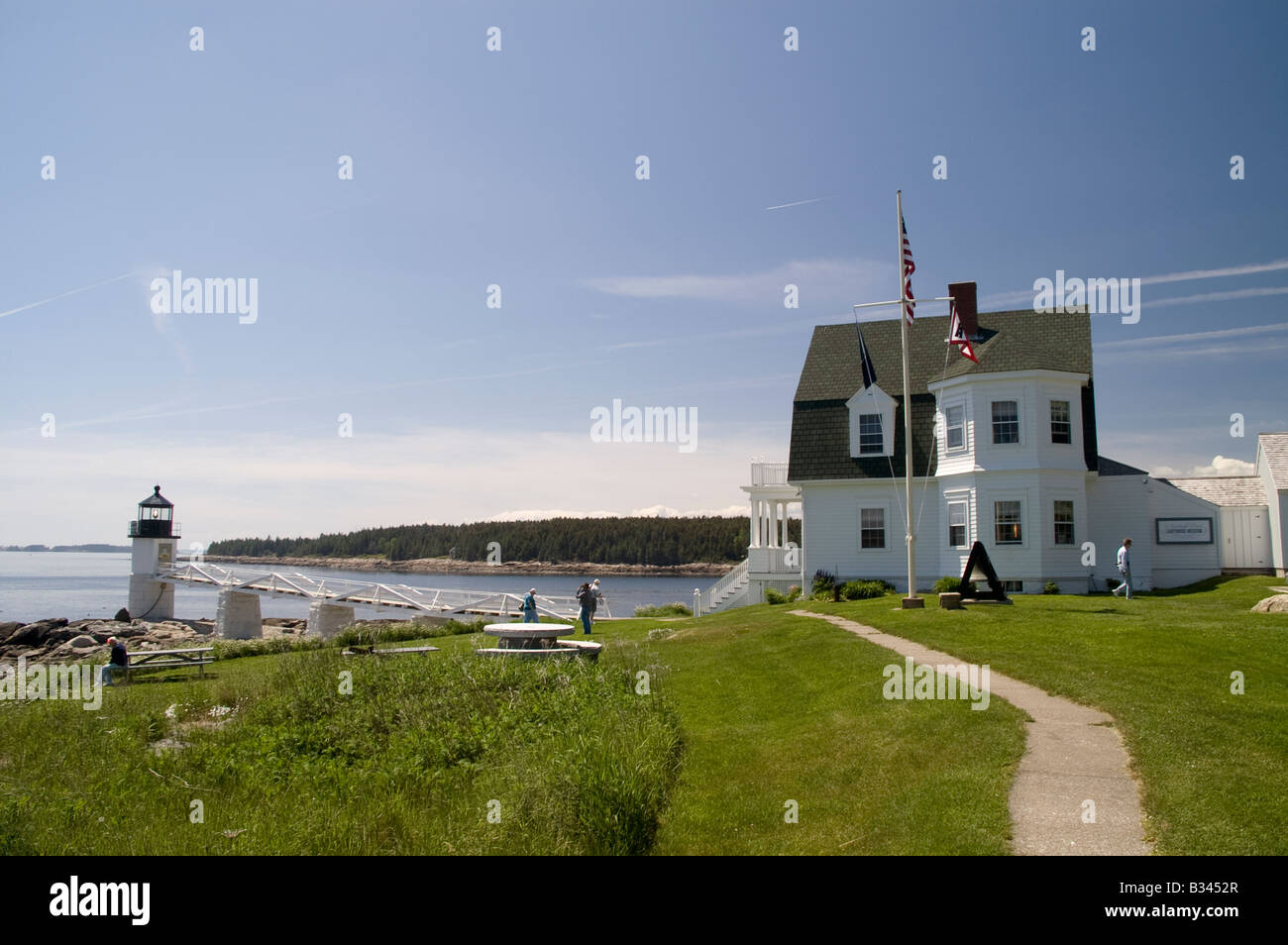 Marshall Point Lighthouse Stock Photo - Alamy