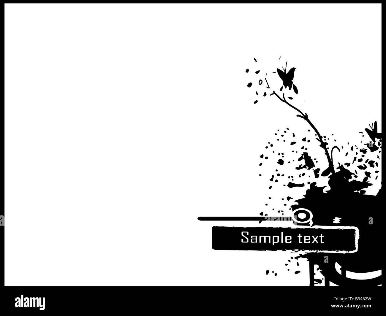 sample text with grunge on isolated background Stock Photo - Alamy