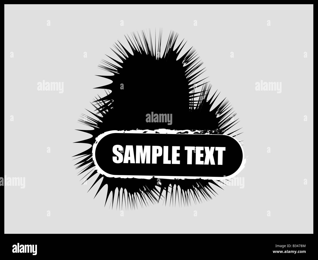 grungy design with sample text Stock Photo - Alamy