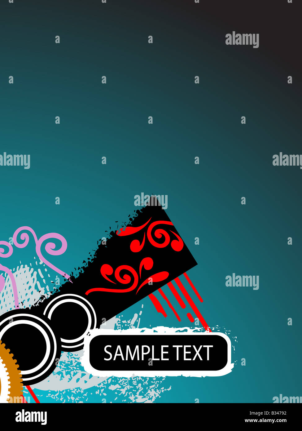 text-box and circles Stock Photo - Alamy