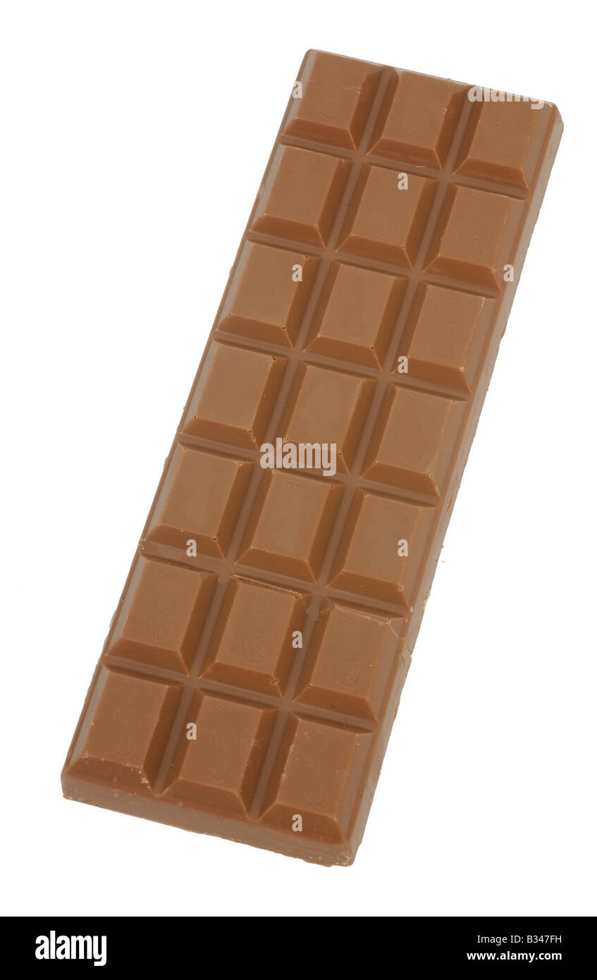 A bar of chocolate Cut Out Stock Images & Pictures - Alamy