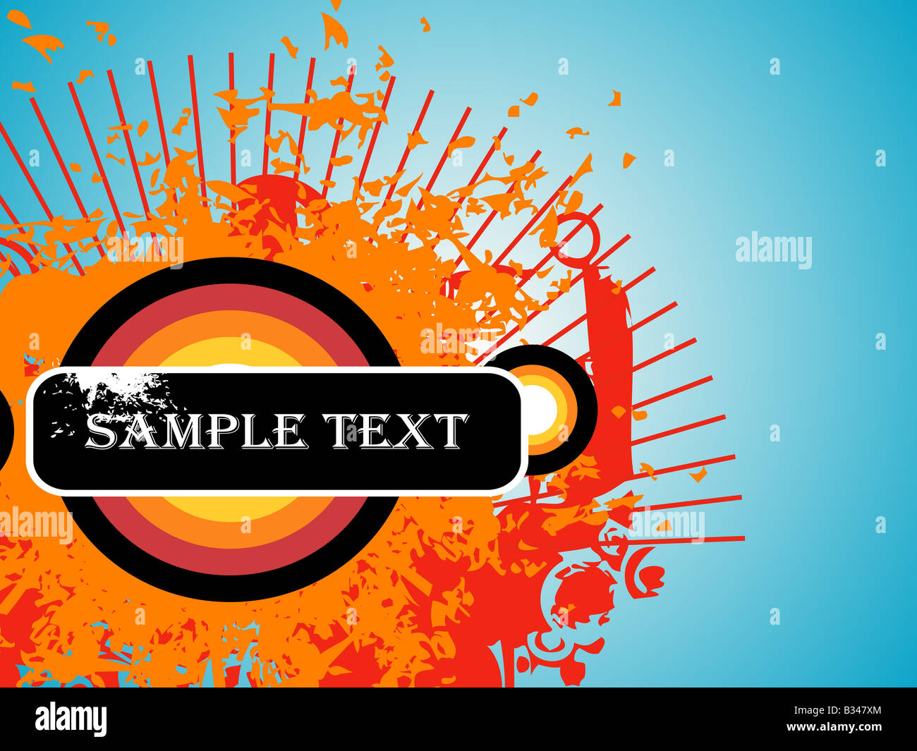 textbox on circle Stock Photo - Alamy
