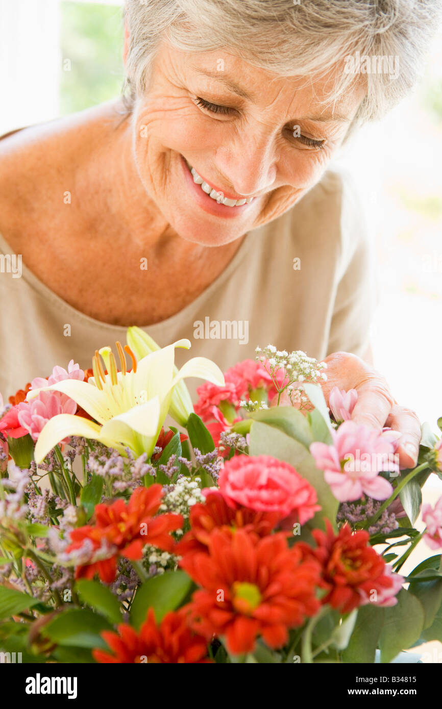 Receiving flowers hi-res stock photography and images - Alamy