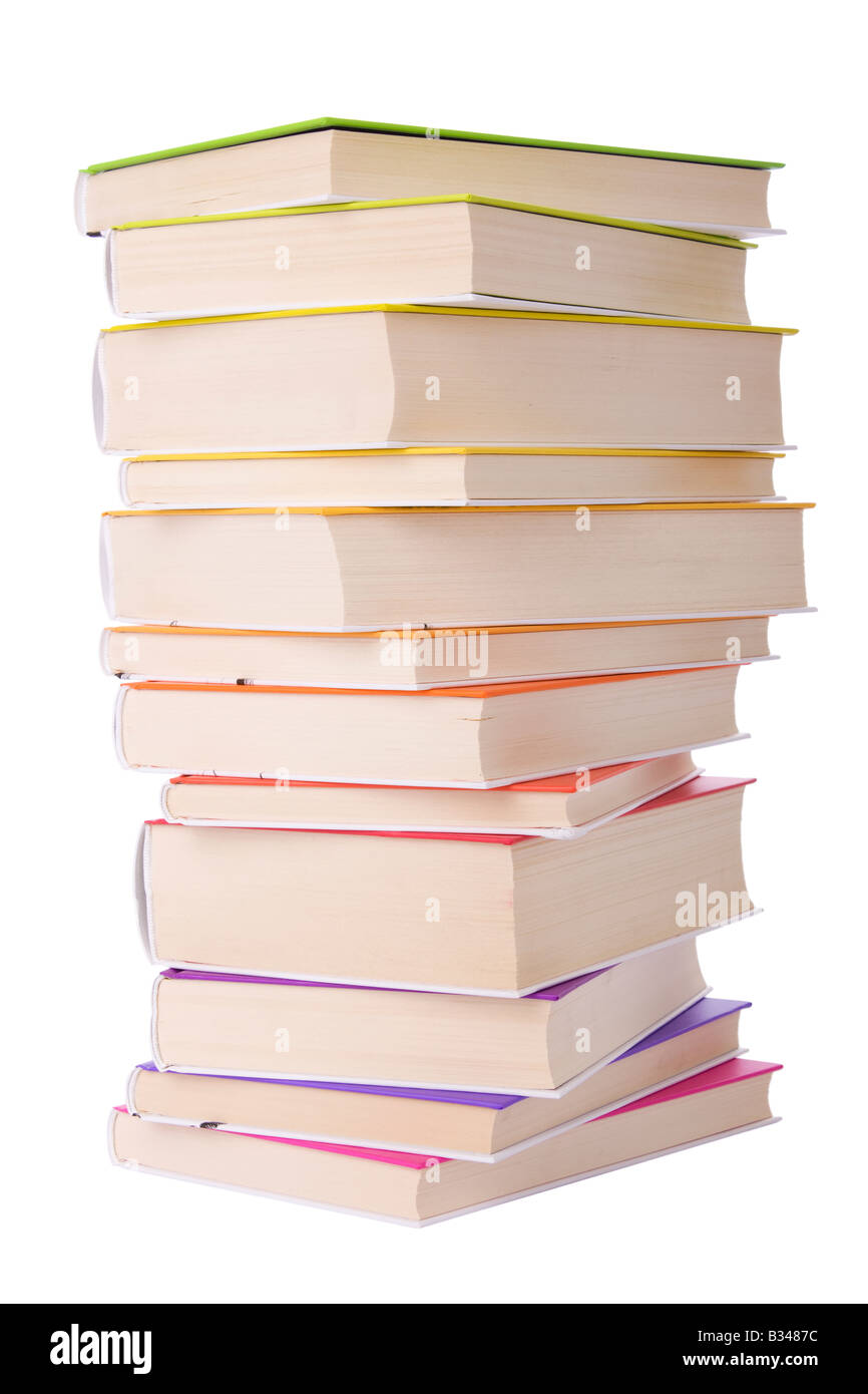 Several stack stacked books hi-res stock photography and images - Alamy