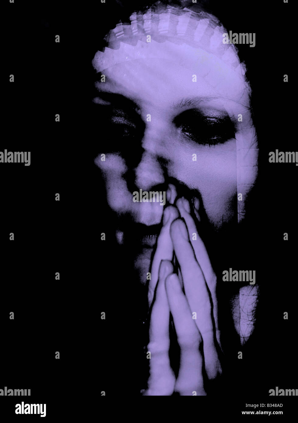 Surreal, woman, face, artwork hi-res stock photography and images - Alamy