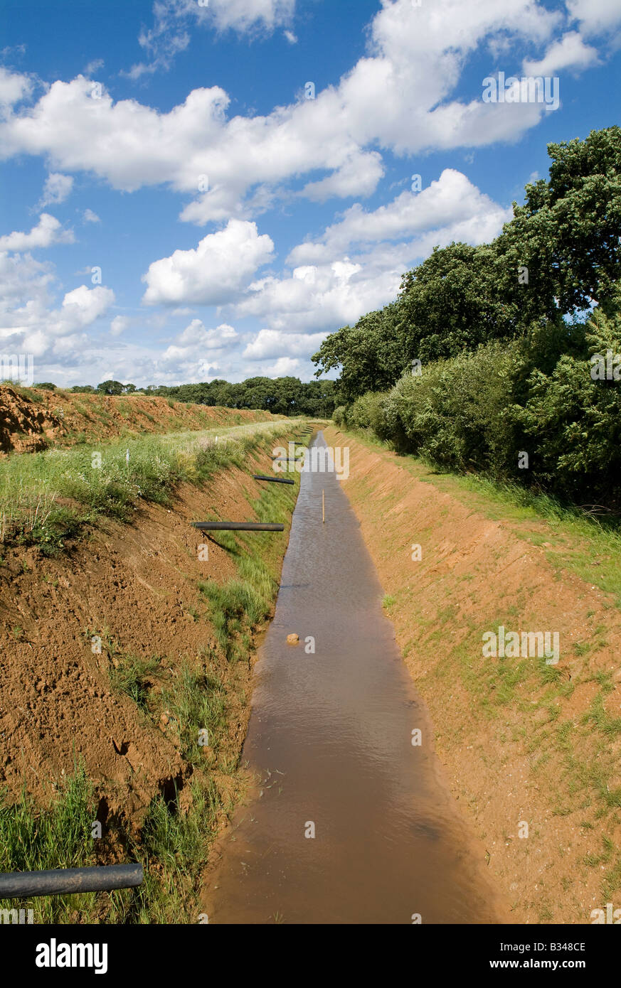 Land drainage dyke ditch hi-res stock photography and images - Alamy
