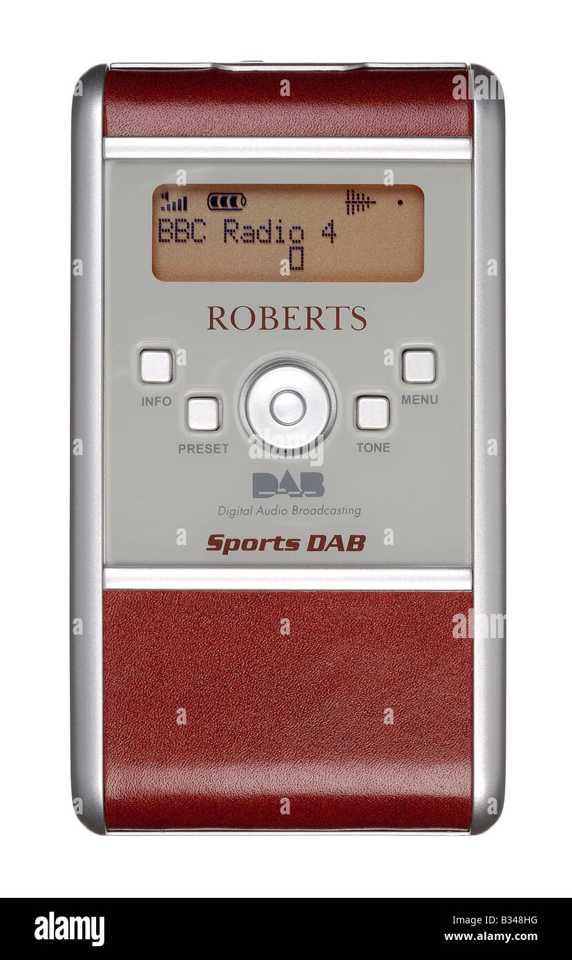 portable DAB radio by Roberts Stock Photo - Alamy