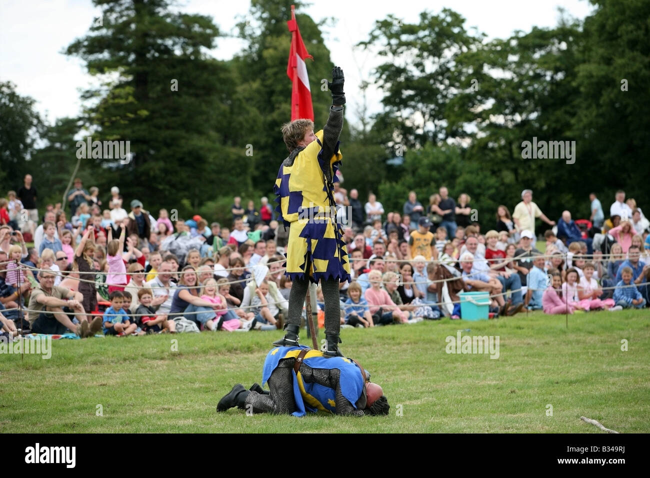 Armour medieval jousting castle kent hi-res stock photography and ...