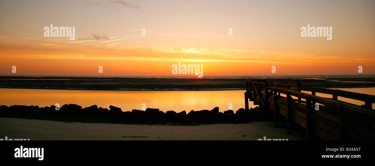 Sunrise, St. Simons Island, Georgia Stock Photo - Alamy