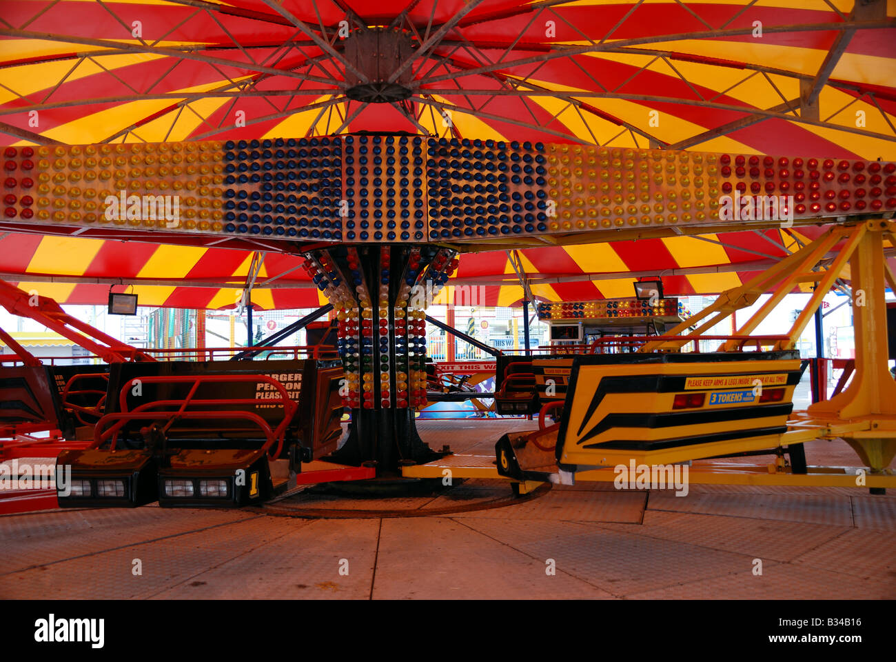 Funfair Ride on Brighton Pier Stock Photo - Alamy