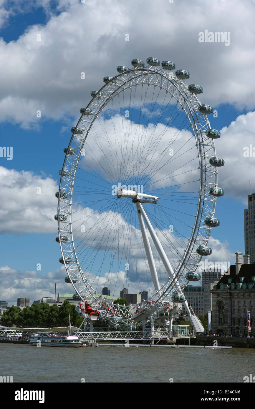 London eye wheel south bank England UK U.K Stock Photo - Alamy
