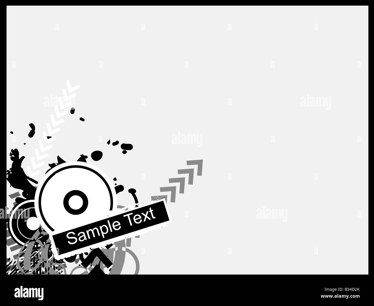 Circle in arrow Black and White Stock Photos & Images - Alamy