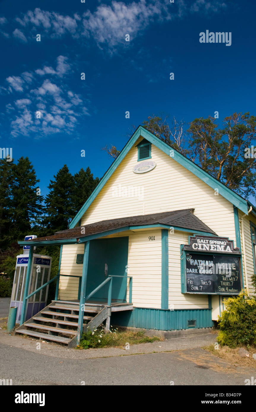 "Salt Spring Cinema Salt Spring Island Canada Stock Photo - Alamy